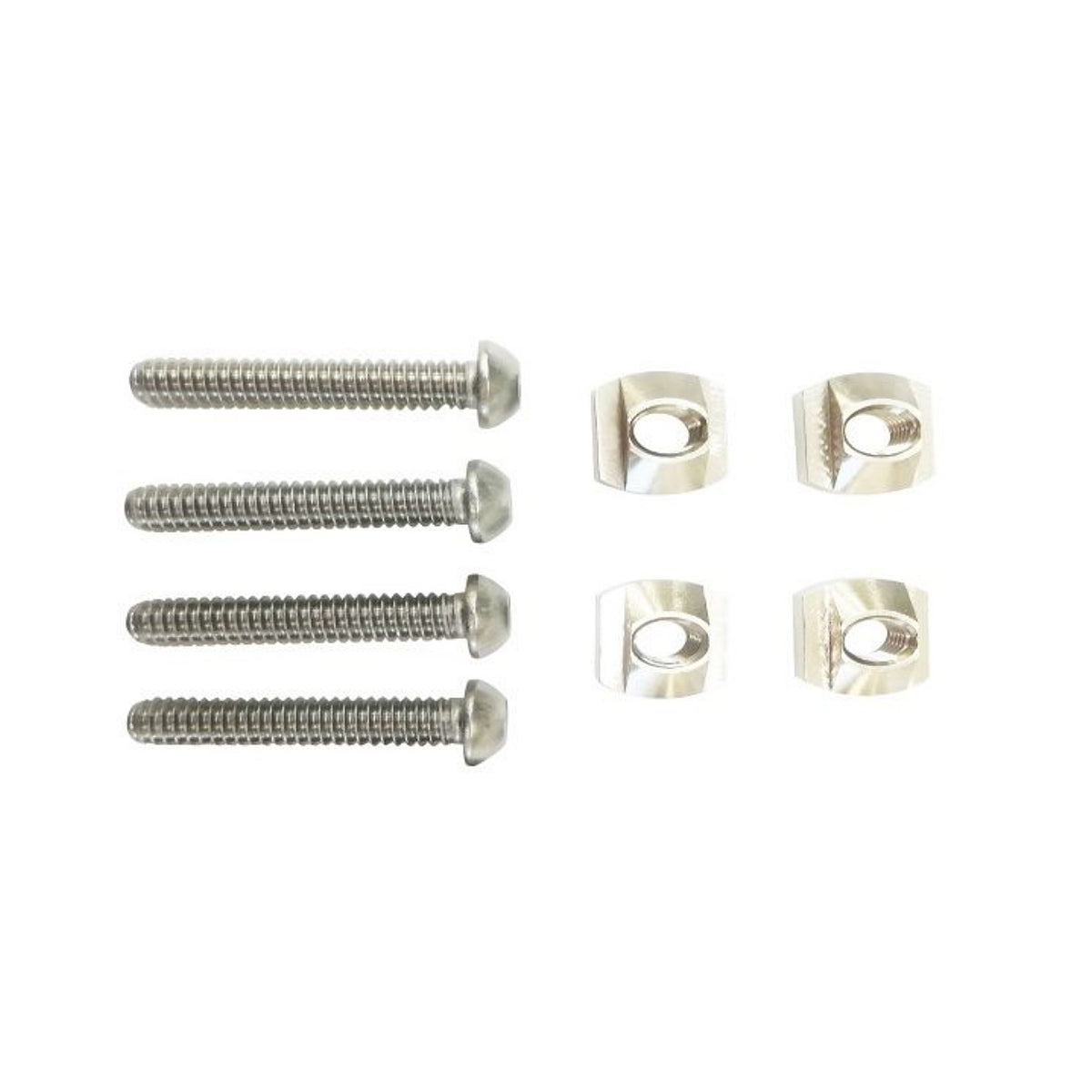 SABFOIL - Hardware kit for rail boards - 4 x Track Nuts M8, Screws ...